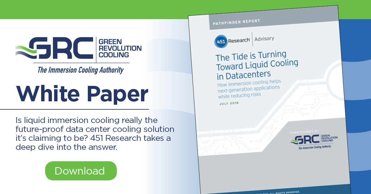 451 Research: The Tide is Turning Toward Liquid Cooling in Datacenters ...